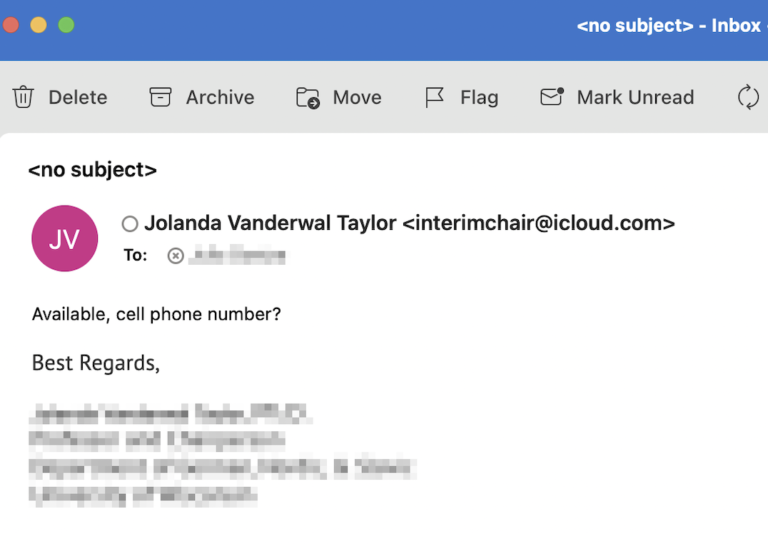 Watch for "business email compromise" phishing emails - UW–⁠Madison ...
