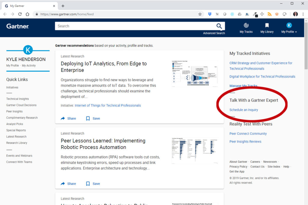 Gartner for Technical Professionals - UW–⁠Madison Information Technology